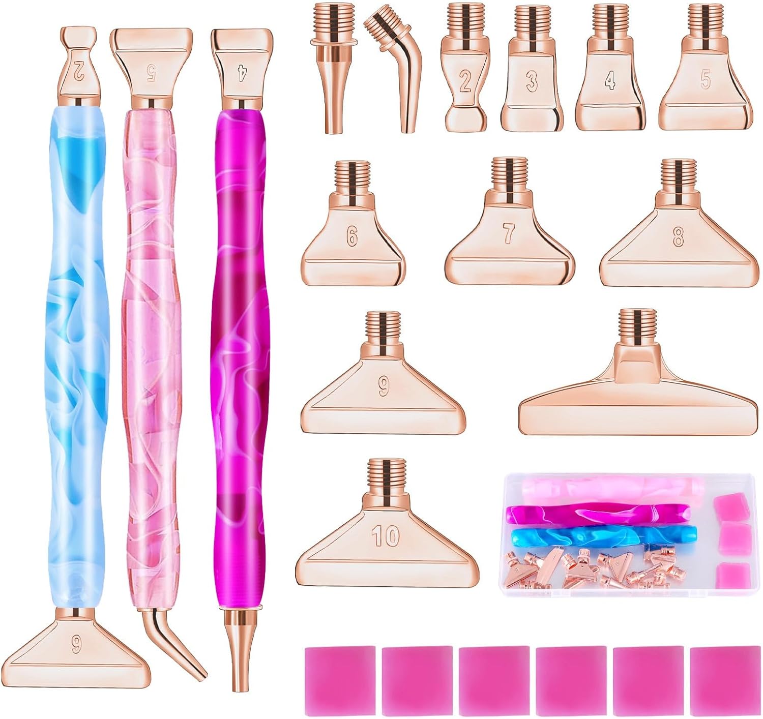 Amazon.com: papasgix 5D Diamond Painting Accessories Pens Tools Kit ...