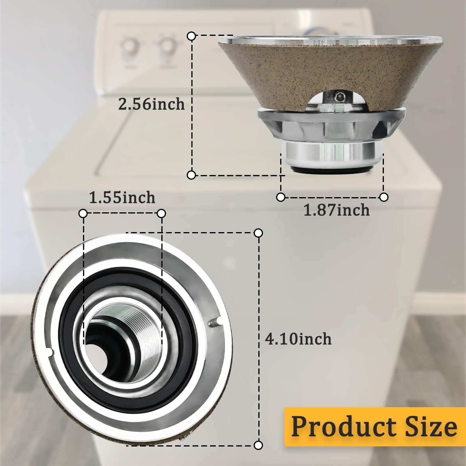 Snapklik.com : NEW 6-2095720 For Whirlpool Washer Tub Stem & Seal ...