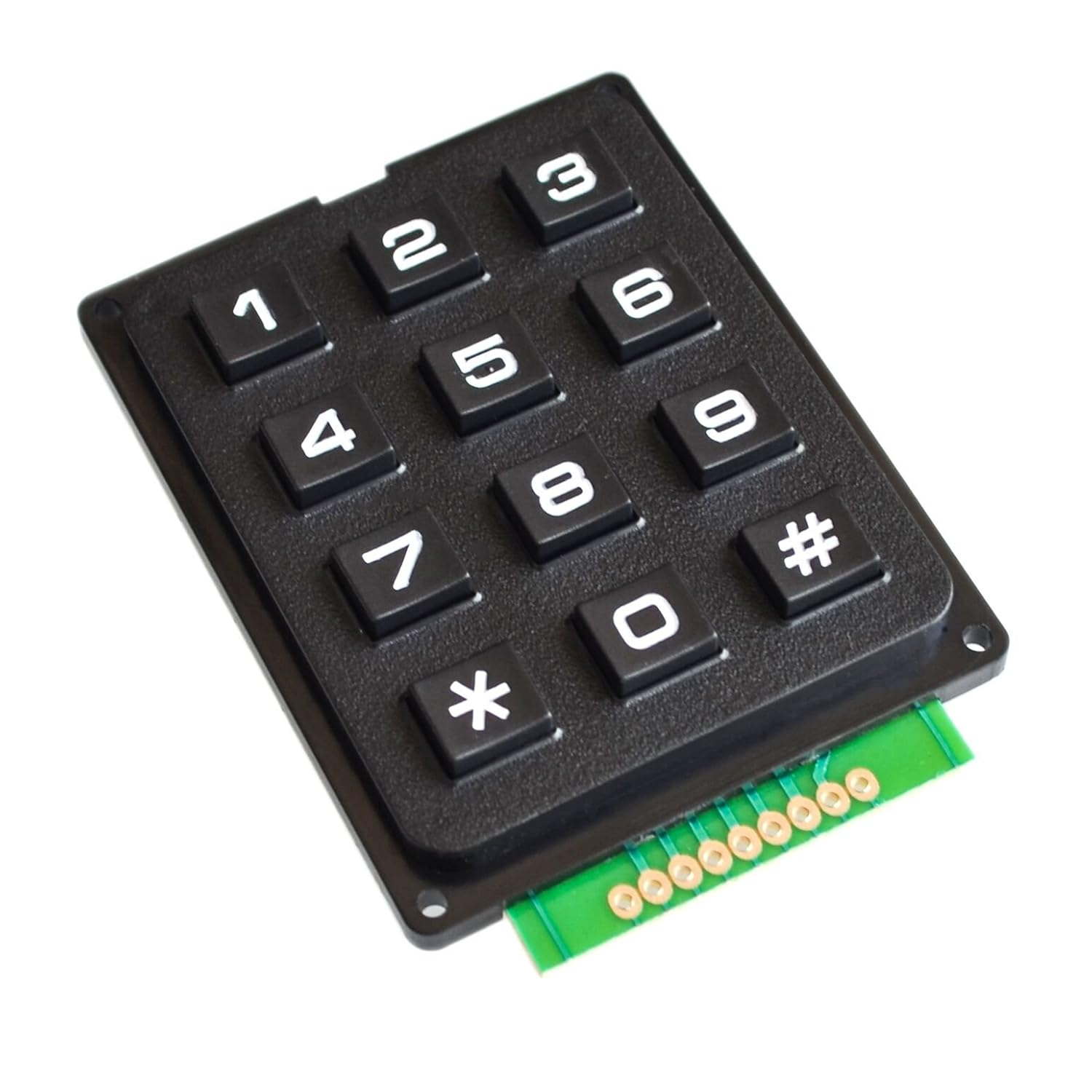 Seajunn 10PCS/LOT 12 Key Membrane Switch Keypad 4 x 3 Matrix Array ...