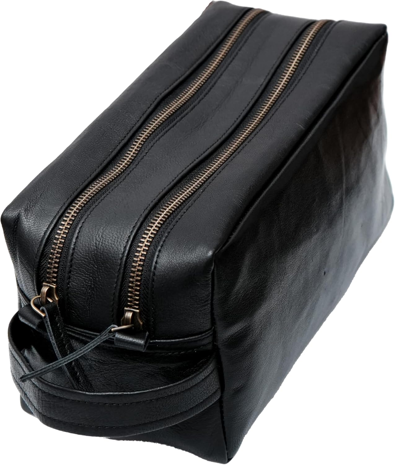 Amazon.com: Genuine Leather Dopp Kit Organizer for Men & Women ...