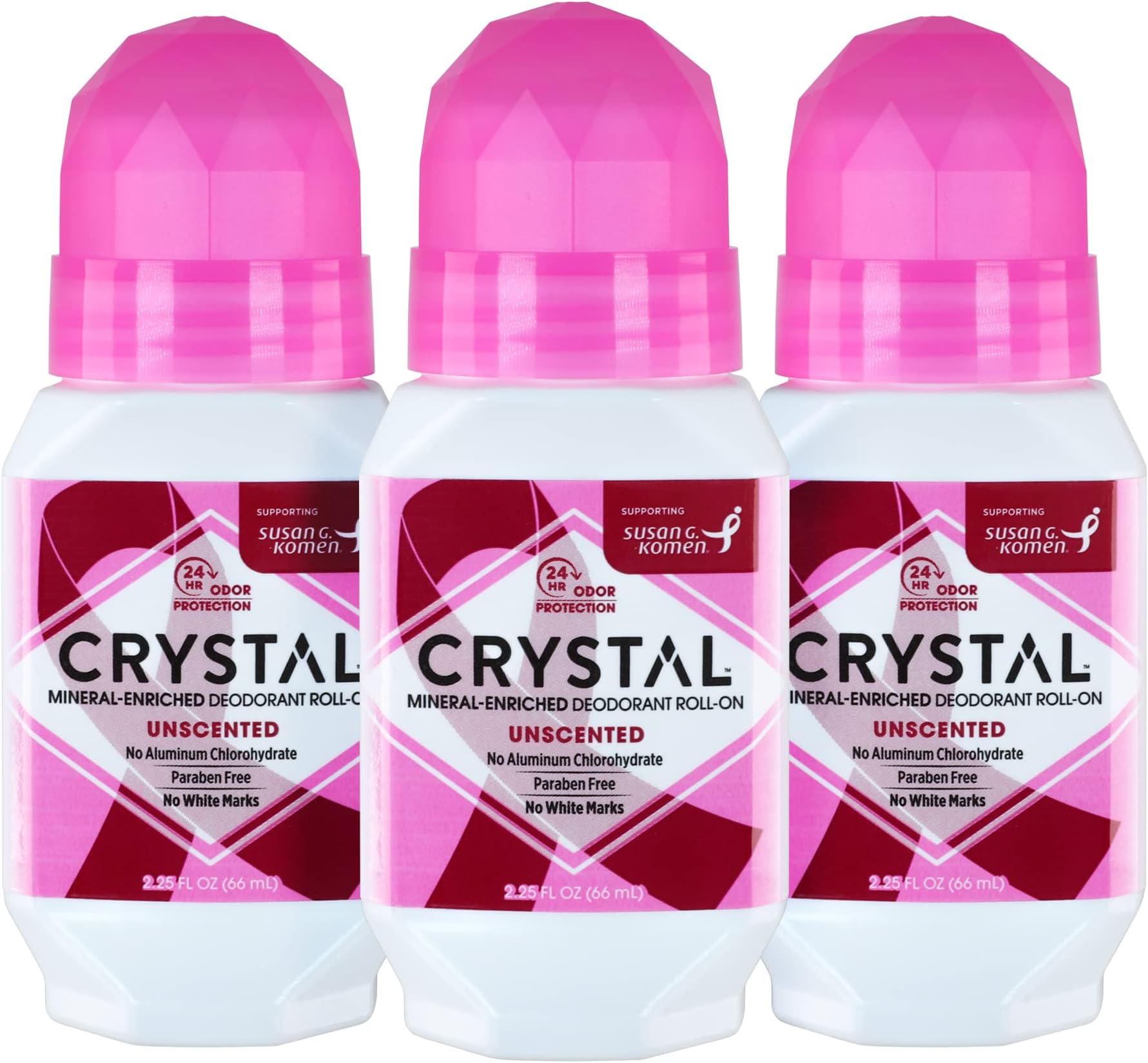 Amazon.com : Naturally Fresh Deodorant Crystal Roll-On Deodorant - 3 oz ...