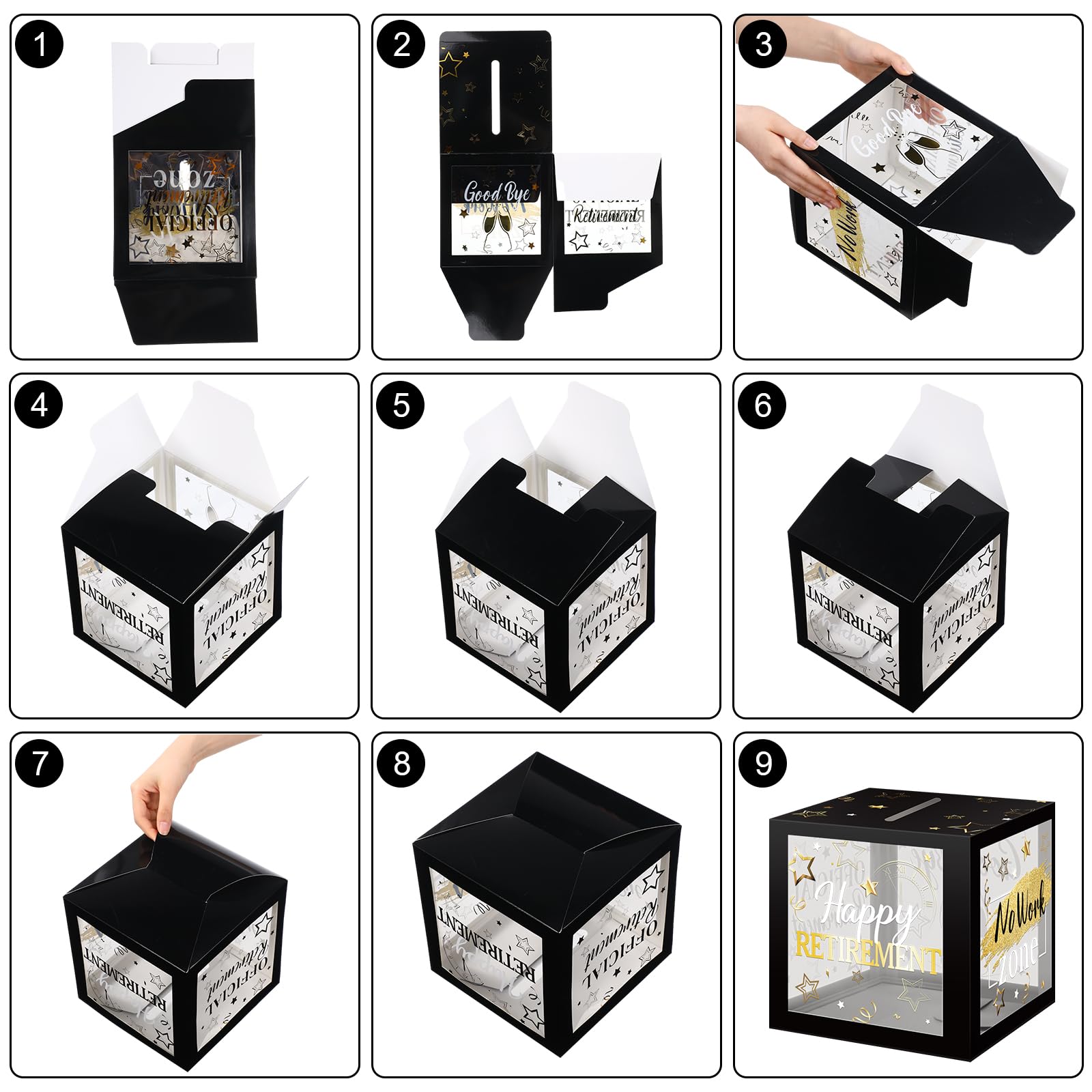 Snapklik.com : Funrous 51 Pcs Retirement Card Box Happy Retirement ...