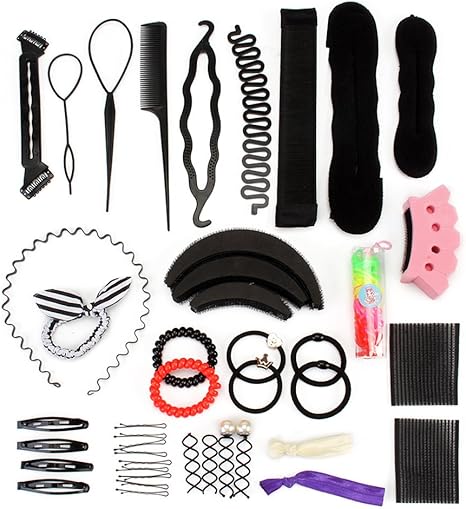 Ensemble d’accessoires coiffure Neverland beauté chignon bigoudis ...