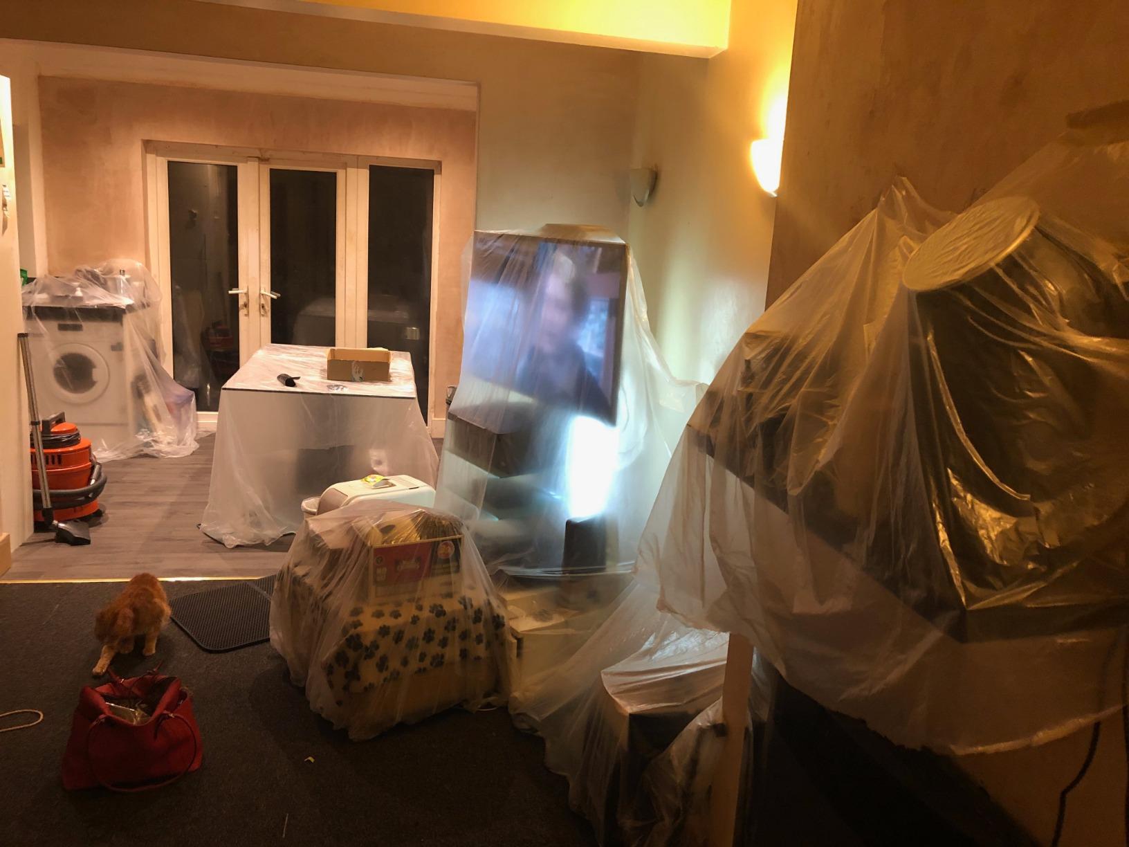 Silverline Polythene Dust Roll 2m x 50m (6.5' x 164') Approx (282576 ...