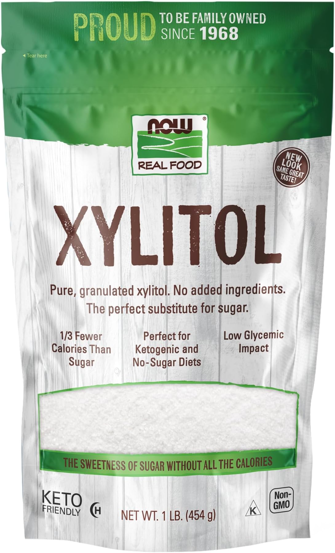 Amazon.com : NOW Foods, Xylitol, Pure with No Added Ingredients, Keto ...