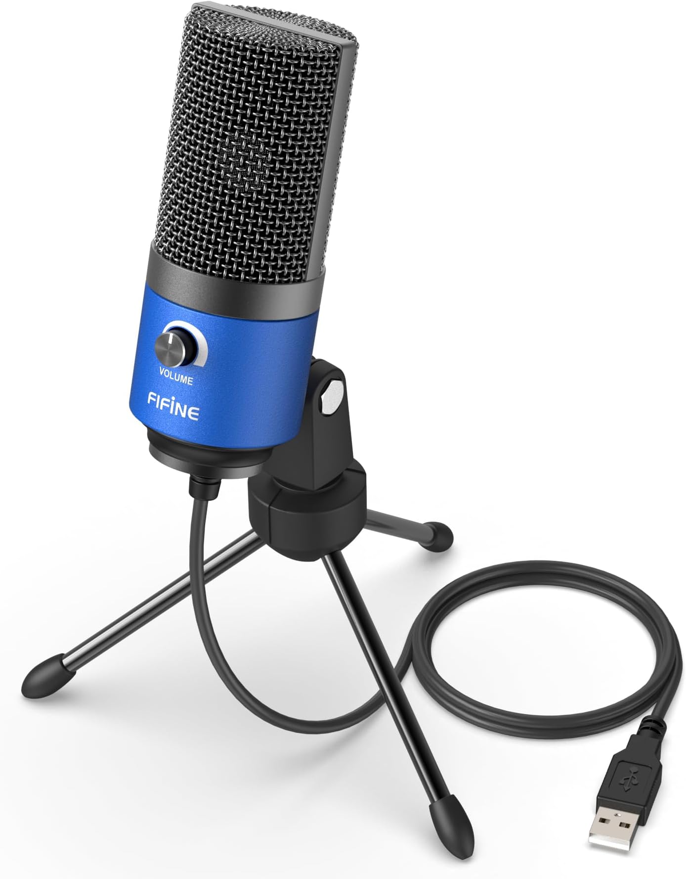 FIFINE USB Microphone, PC Condenser Metal Microphone for Computer ...