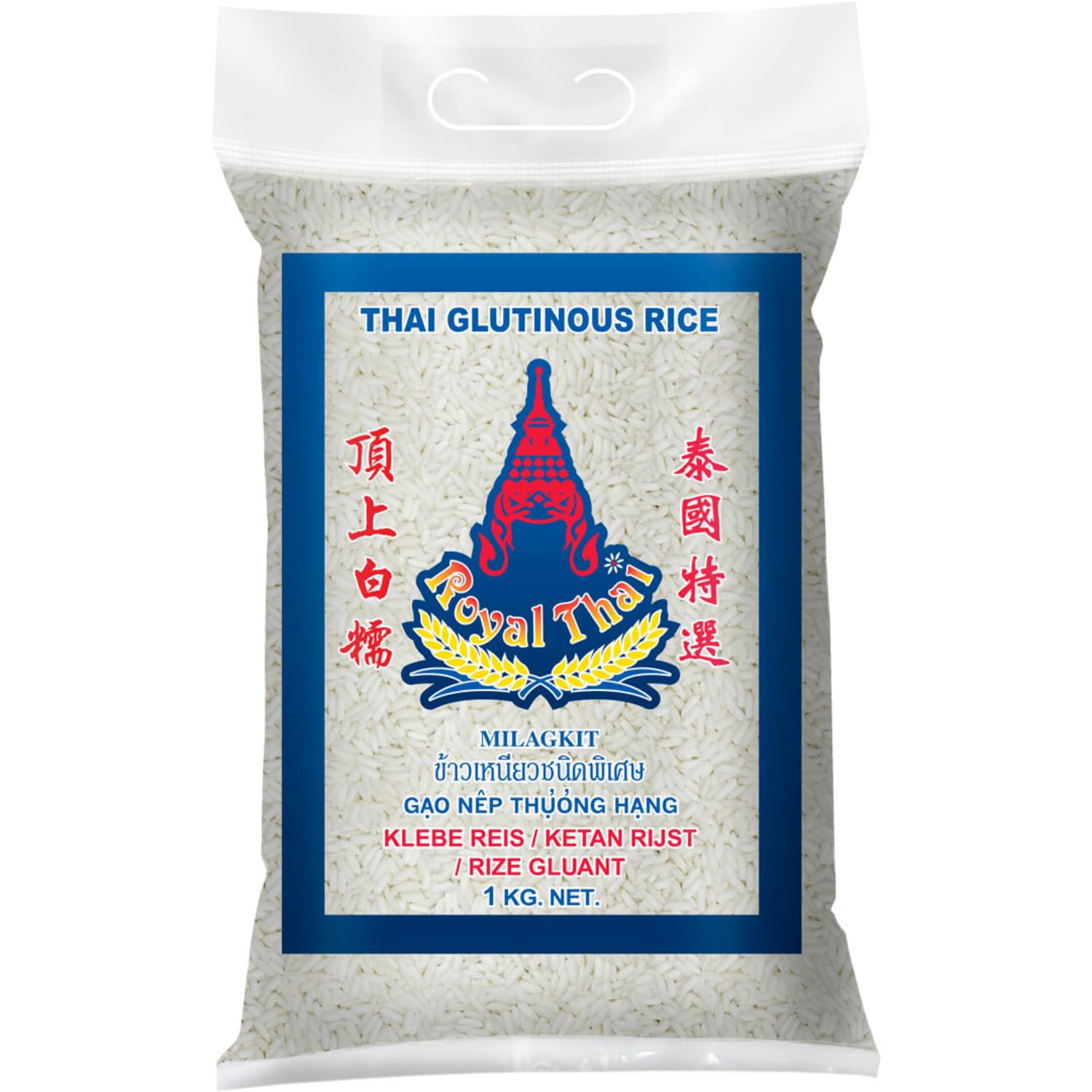 ROYAL THAI RICE - Riz gluant - 1 X 1 KG : Amazon.fr: Epicerie
