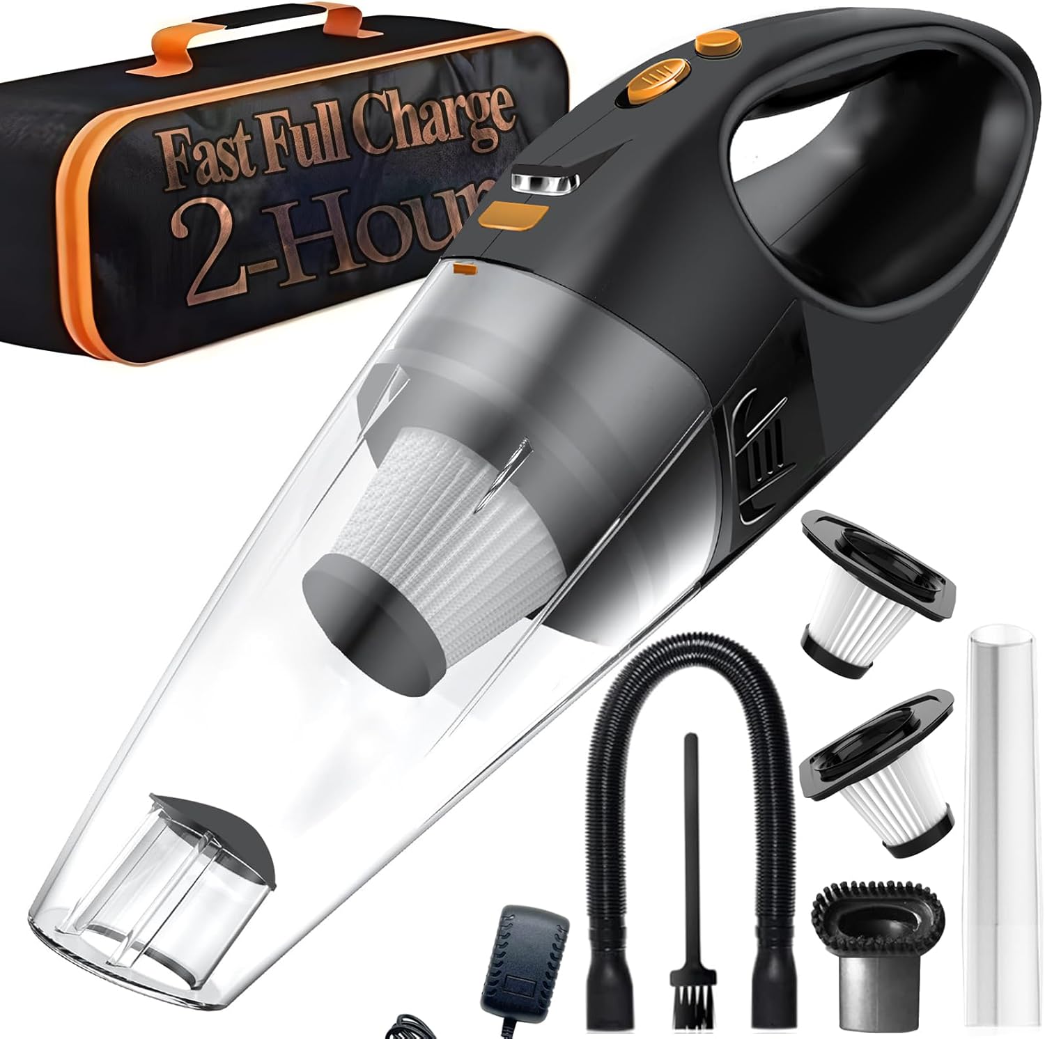 uxeus Handheld Vacuums Cordless Cleaner Hoover Dust Buster Powerful ...