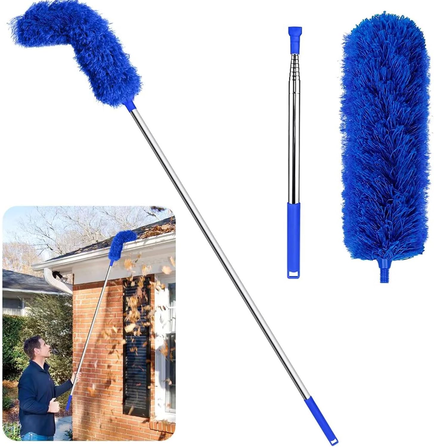 Gutter Cleaning Tool from Ground - Adjustable Gutter Cleaner Tools | No ...