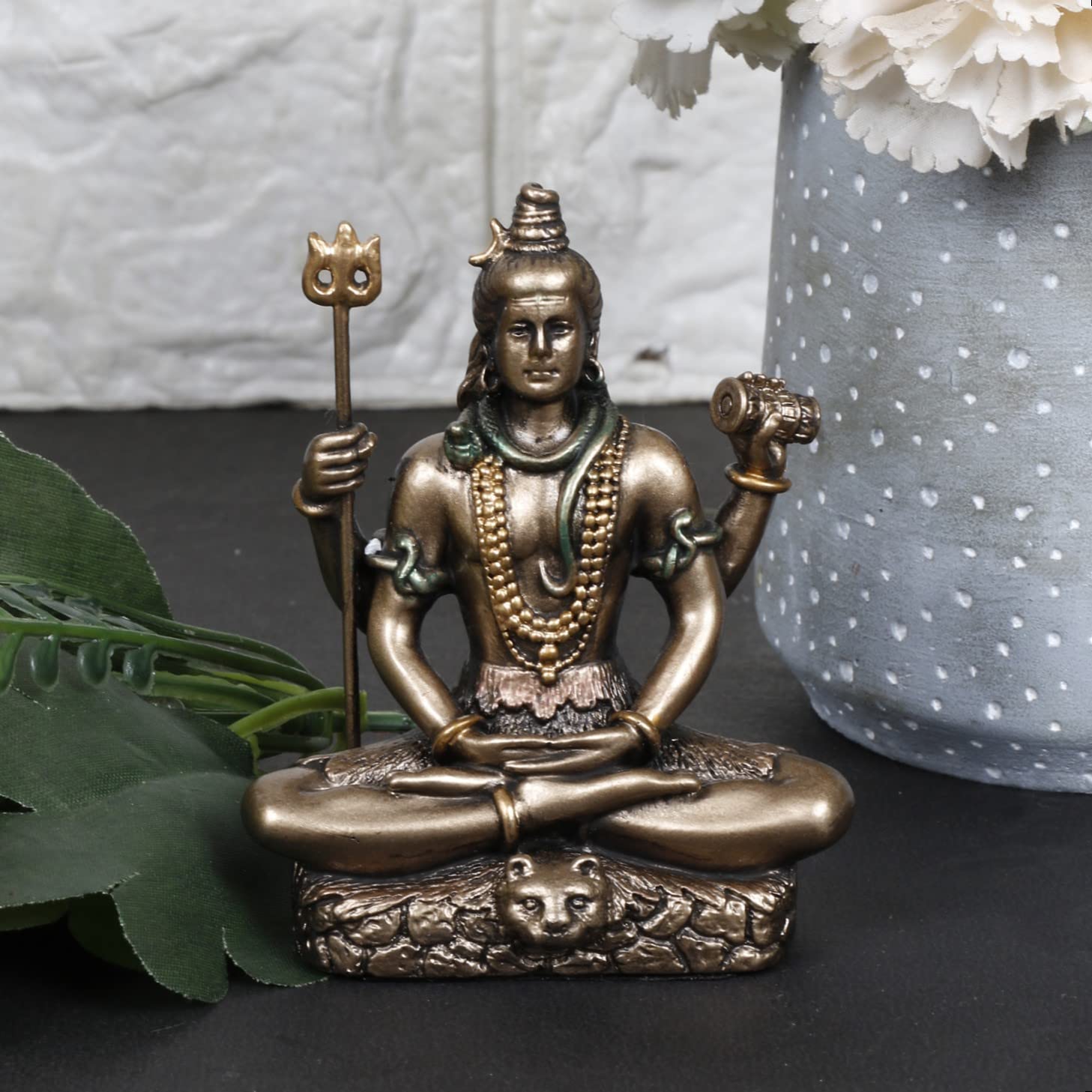 Artvarko Resin Lord Shiva Shiv Ji Adiyogi Shiva Statue Bholenath ...