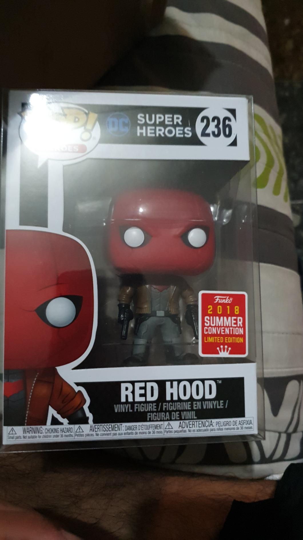 Funko Pop DC Super Heroes Red Hood SDCC Summer Convention Exclusive ...
