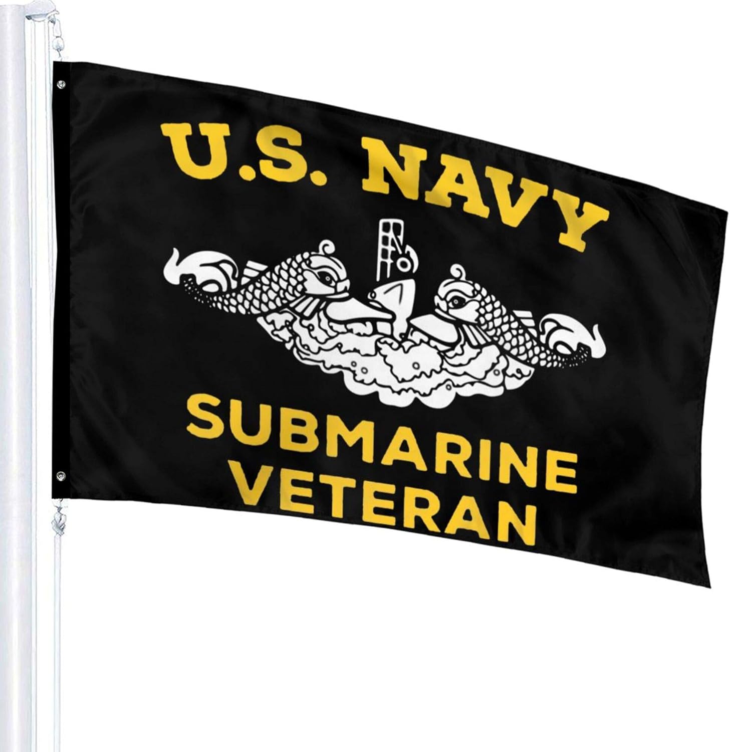Buy HUZEIMINniu Navy Submarine Warfare Veteran Flag 3x5 Ft Outdoor Flag ...