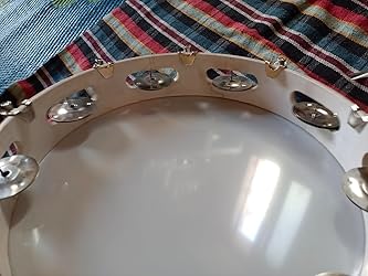 UAPAN Dafli Musical Instrument Dafli/Tambourine 10 inch Hand Percussion ...