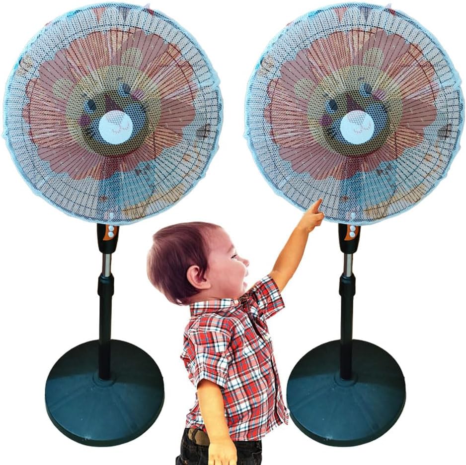 Amazon.com: 2 Pack Summer Fan Safety Protection Cover, Round Electric ...