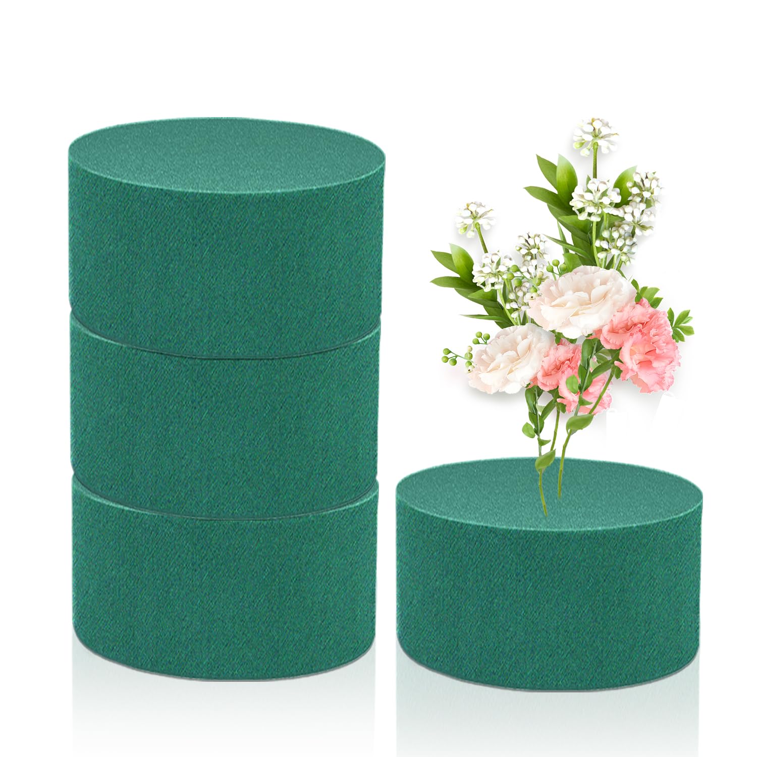 Snapklik.com : Round Floral Foam 4.5 SUPKING Flower Foams 4Pcs Florist ...