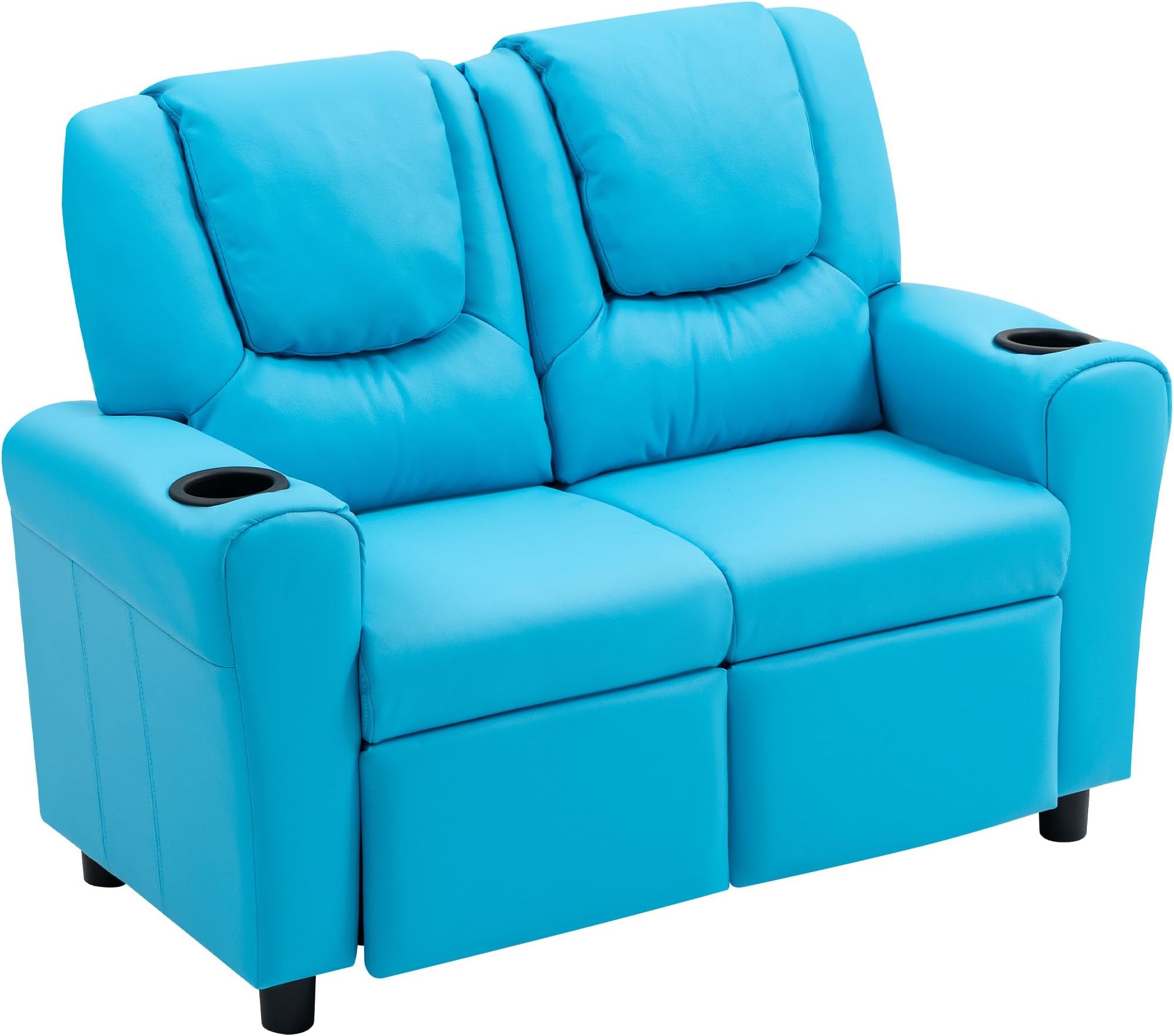 Amazon.com: AVAWING Double Toddler Recliner Chair, Kids Couch with Cup ...