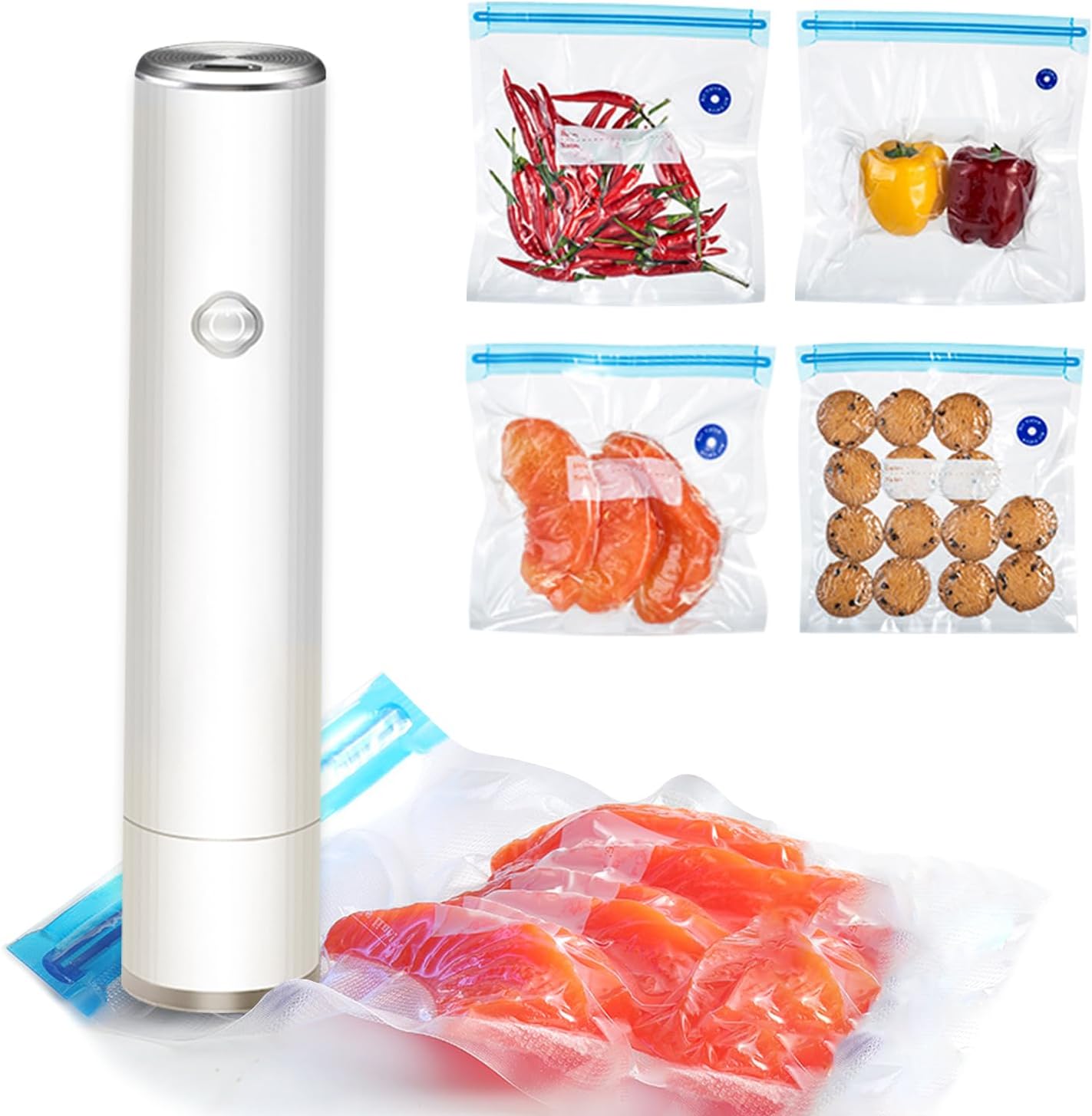 Amazon.com: MERNEUO Food Vacuum Sealer, Portable Mini Vacuum Sealer for Food, for Food ...