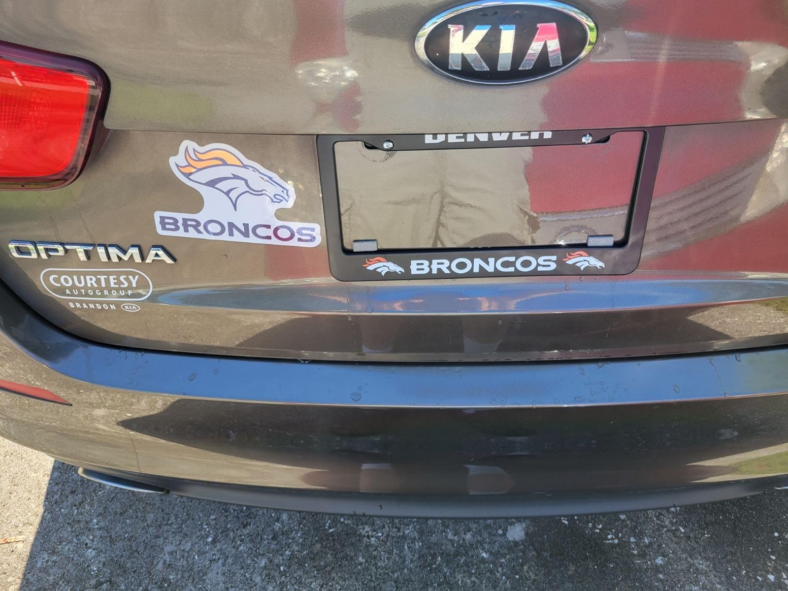 Amazon.com: Genuine for Cowboys License Plate Frame, Stainless Steel ...