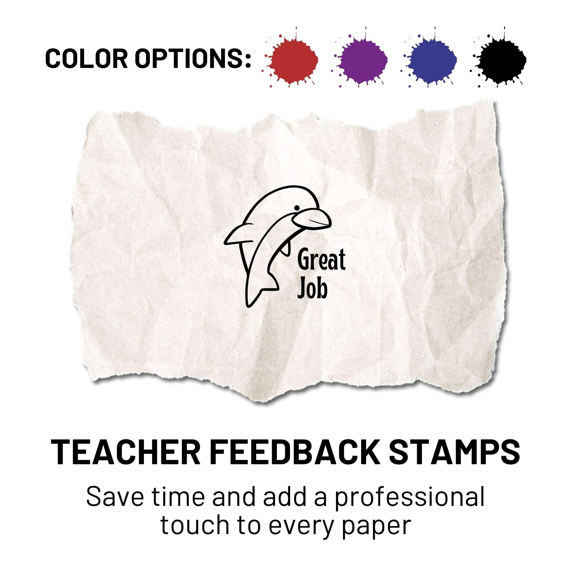 Snapklik.com : Self-Inking Teacher Stamps For Grading, Multicolor ...
