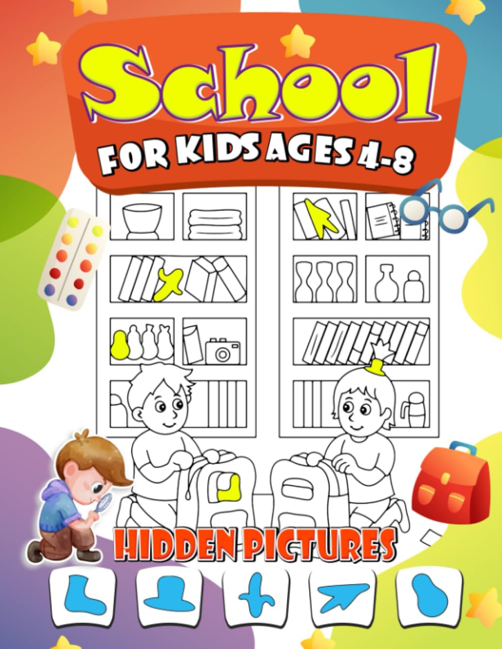 Amazon | School Hidden Pictures For Kids Ages 4-8: Find and Seek ...