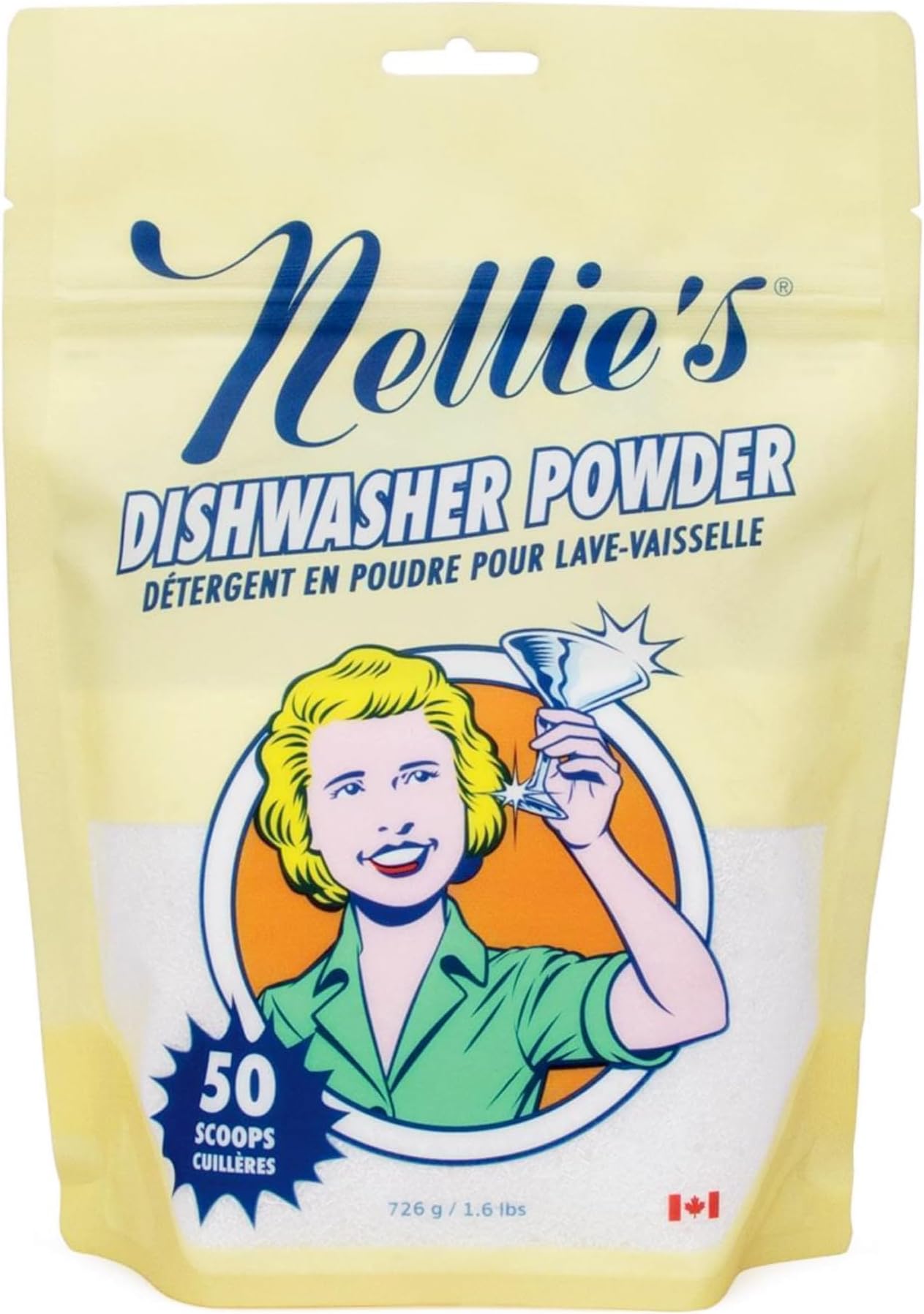 Amazon.com: Nellie's Dishwasher Powder - Powerful Grease Removal, Eco ...