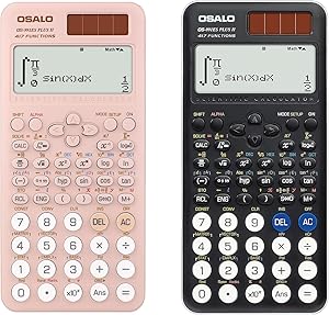 Amazon.com : OSALO Scientific Calculator 417 Function 2 Line Written ...