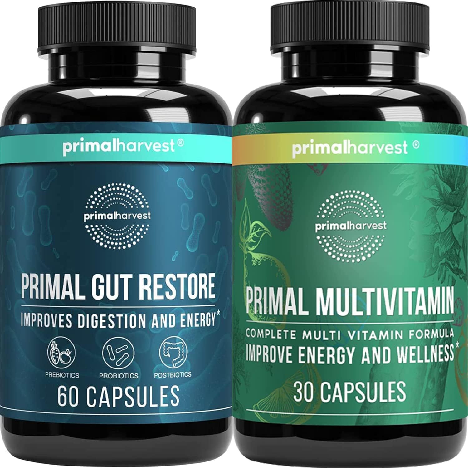 Amazon.com: Primal Harvest Gut Restore & Multivitamin Supplements for ...