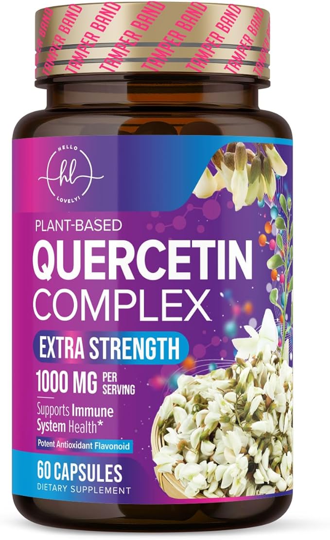 Amazon.com: Quercetin Supplement - 500 mg Quercetin Capsules for Heart ...