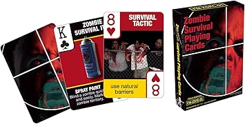Amazon.com: Zombie Survival Playing Cards : Toys & Games