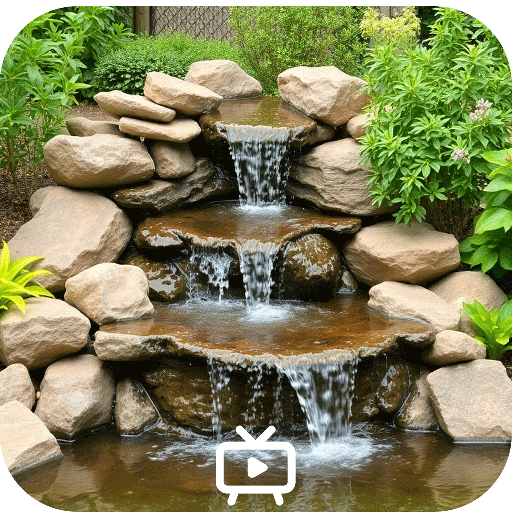 Garden Waterfall Screensaver For fire TV - Aplicativo na Amazon Appstore