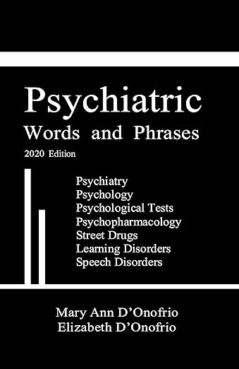 Amazon.com: Psychiatric Words and Phrases: 2020 Edition eBook : D ...