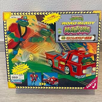 Amazon.co.jp: Turtles Machine Leonardo Fire Truck Figure : Toys & Games