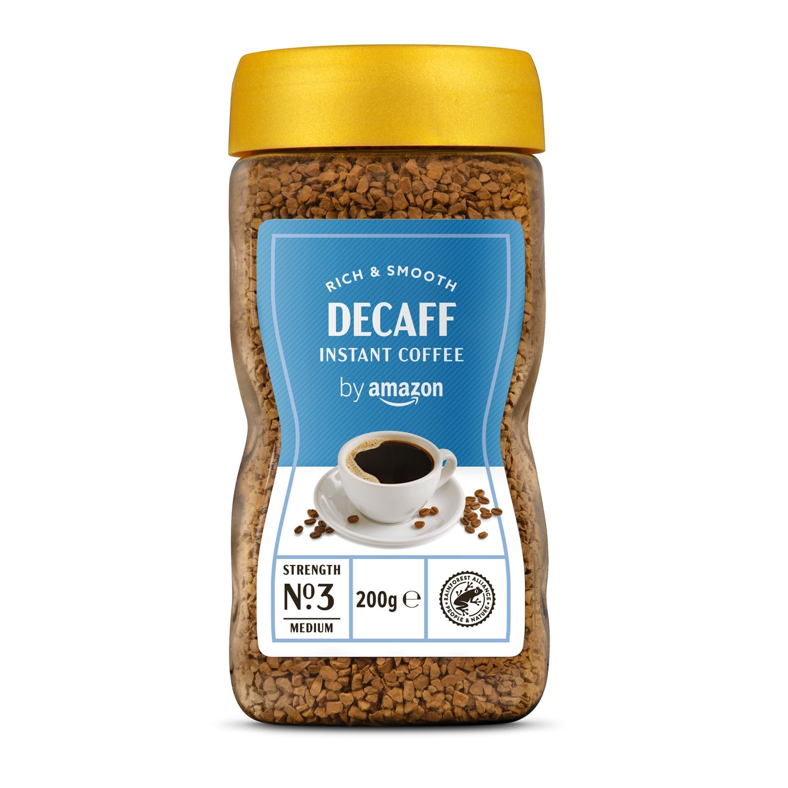 By Amazon Gold Decaff Instant Coffee, 200g - Rainforest Alliance ...