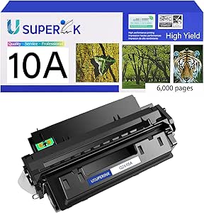 Amazon.com: SuperInk High Yield Black Compatible Toner Cartridge Replacement for HP 10A Q2610A ...