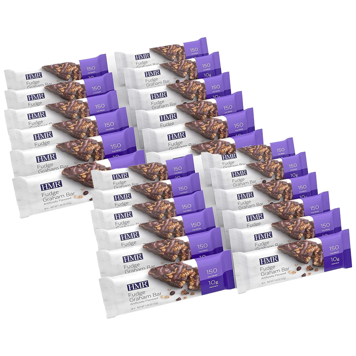 Amazon.com : HMR Bar, Fudge Graham Protein Bar | Nutritious Snack to ...