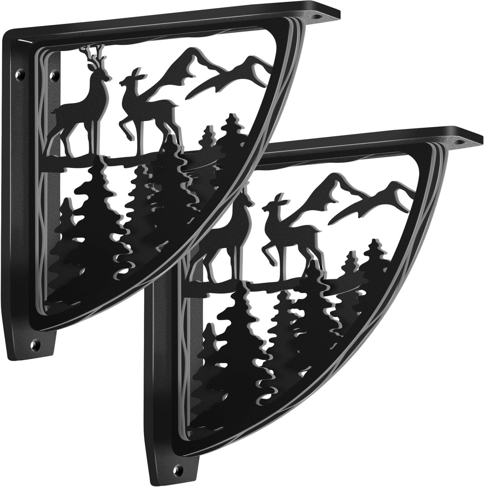 Amazon.com: FIRMETAL ,Heavy Duty Shelf Brackets , Max Load 1100 Lbs ...