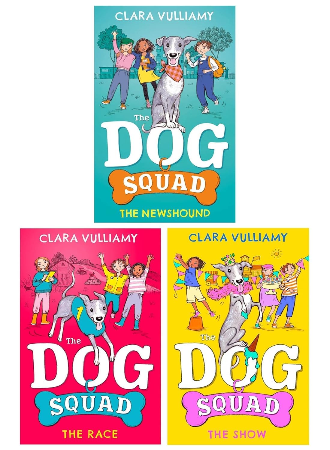 The Dog Squad Series 3 Books Collection Set By Clara Vulliamy (The ...