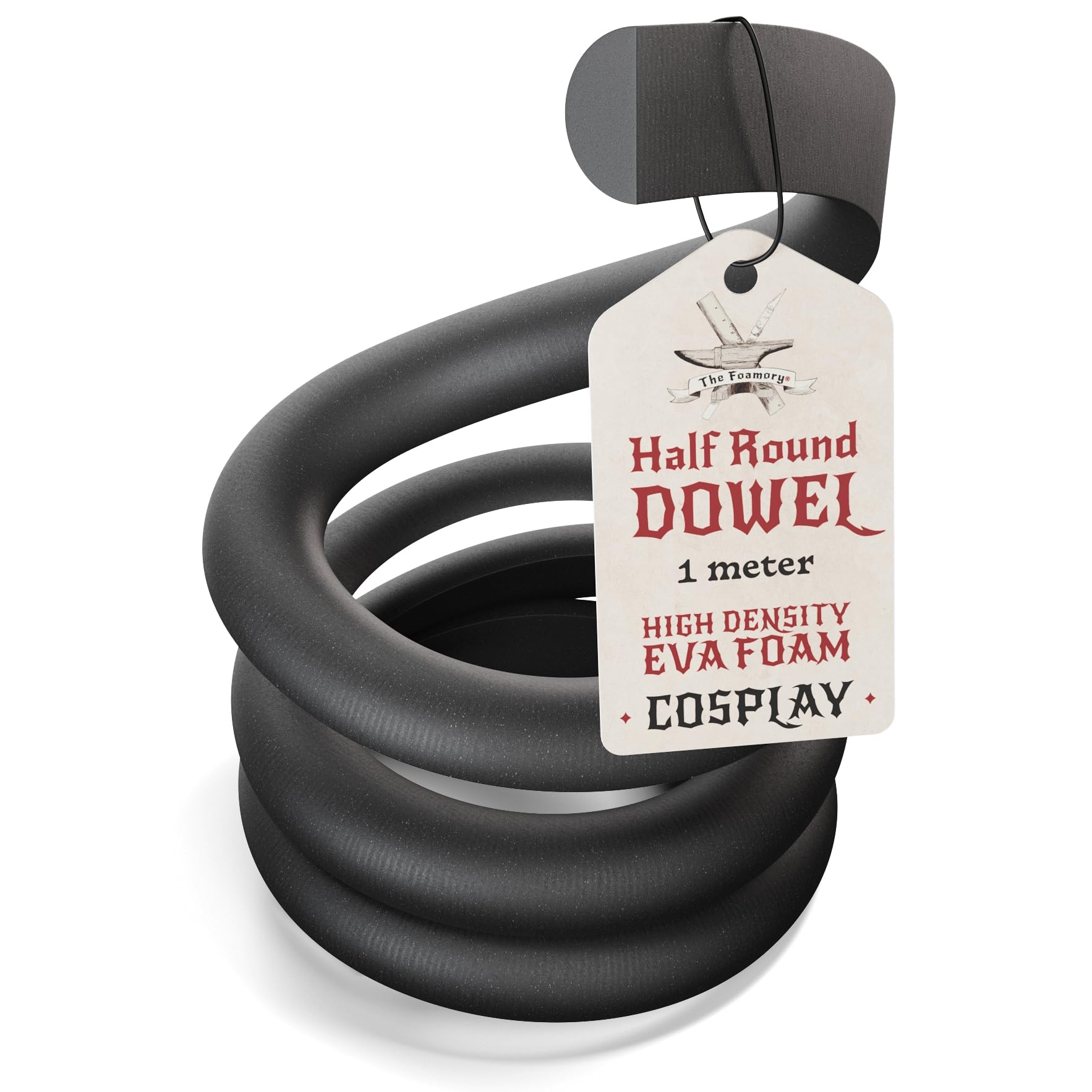 Snapklik.com : The Foamorys No Waste Half Round EVA Foam Dowel. 5-25mm ...