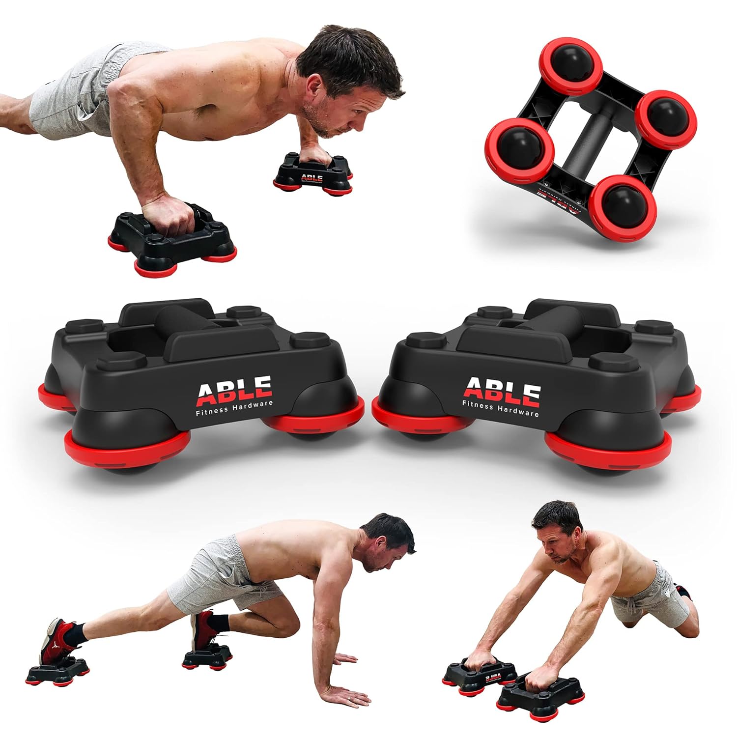 Fitness Hardware Able Home Gym Workout Training Set – Physical Activity ...