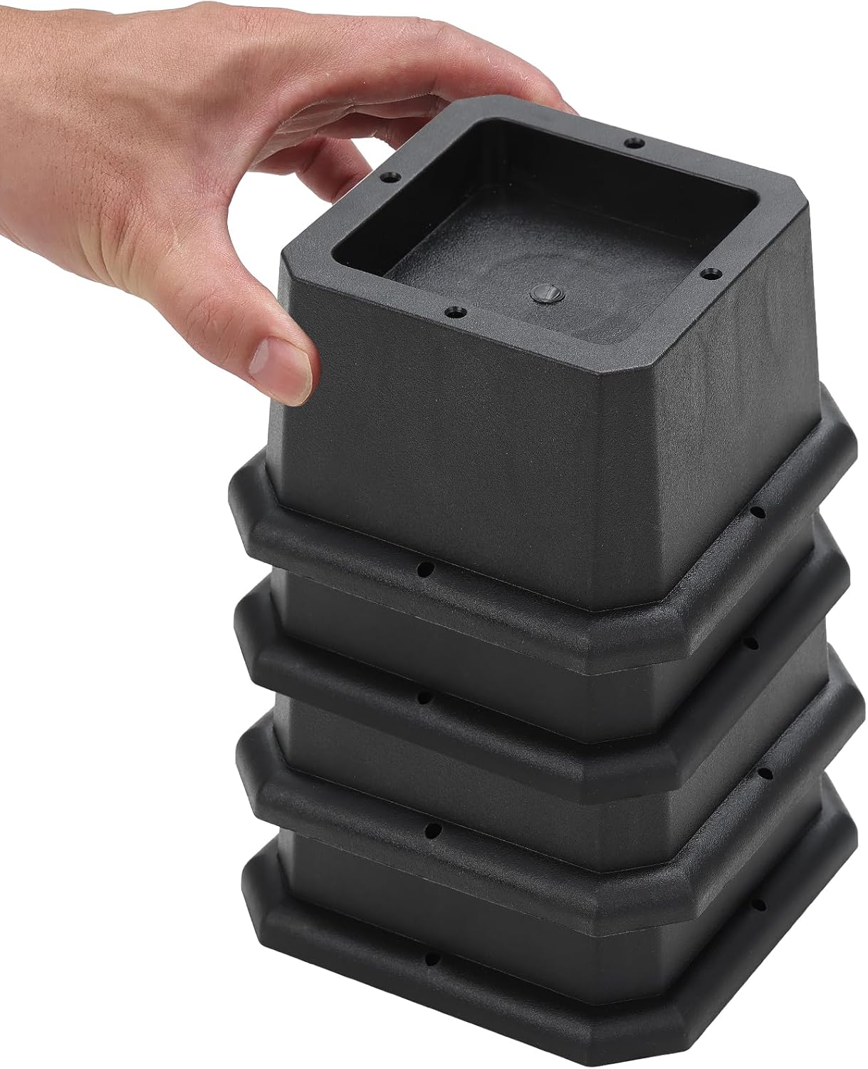 Bed Risers 2 Inch Heavy Duty, Square Furniture Frame Lift for Couch ...