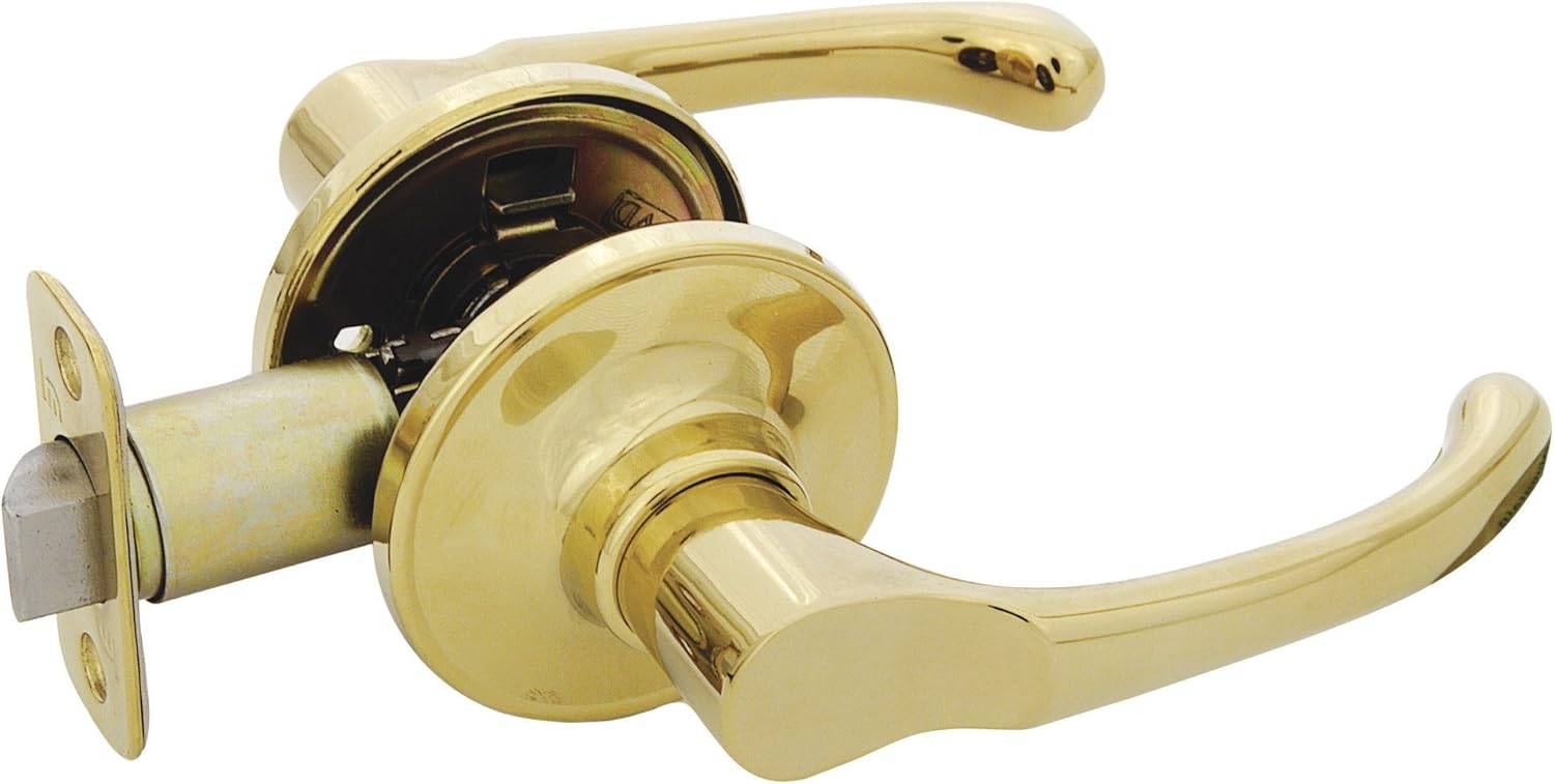 Hardware House 423327 Greystone Passage Lever Polished Brass - Door ...