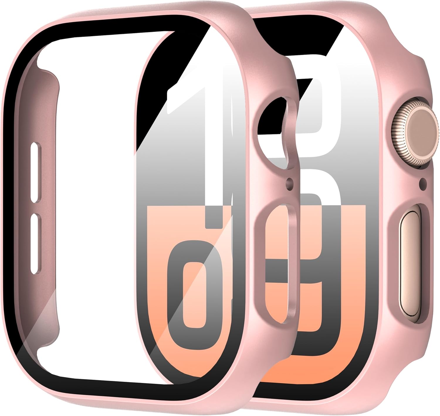 Amazon.com: Suoman 2-Pack for Apple Watch Series 10 42mm Case,All ...