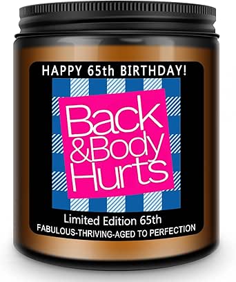 Amazon.com: Homsolver 65th Birthday Decorations Gifts for Women Men ...