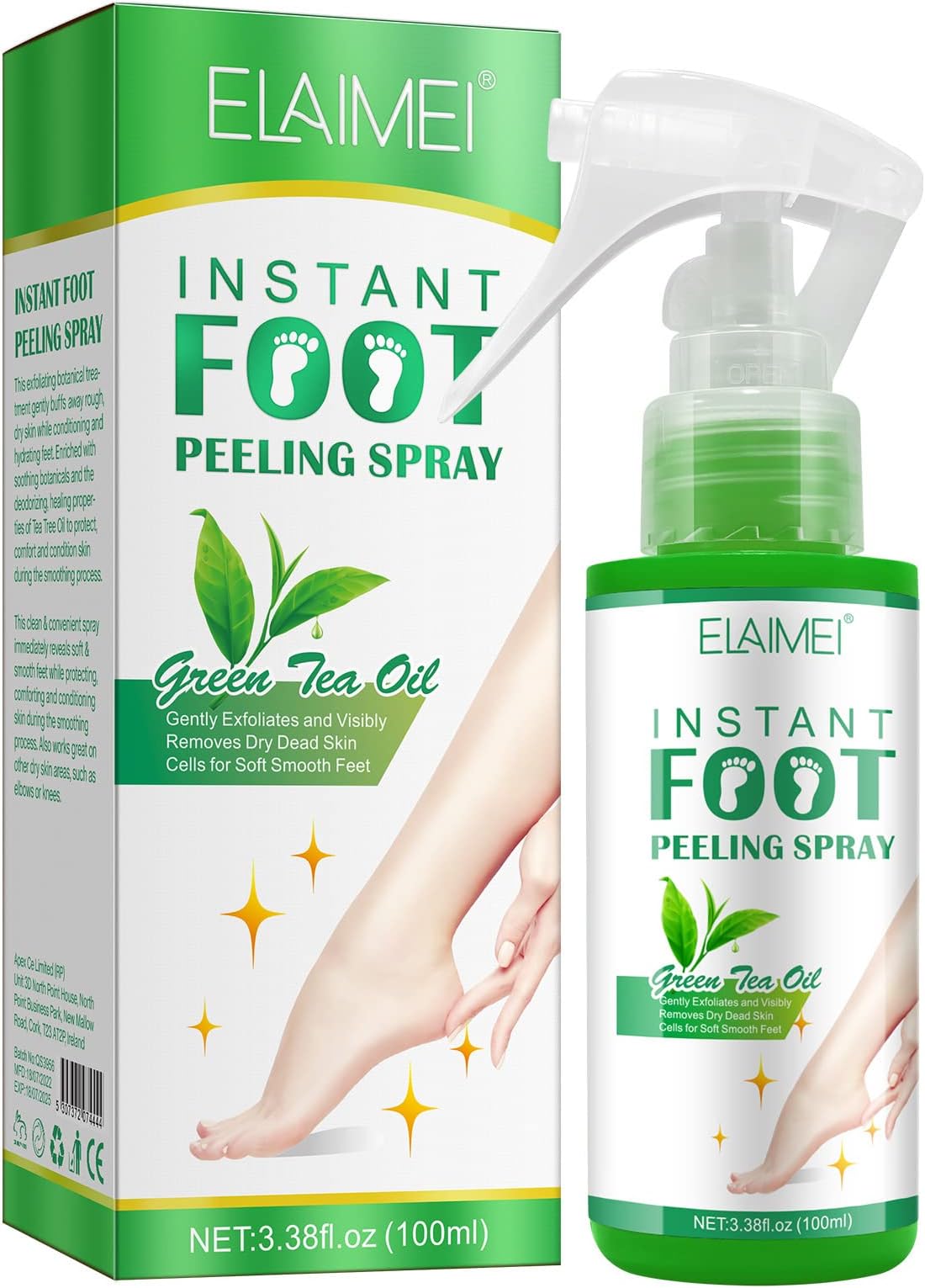 Amazon.com: Freeman Flirty Feet Coconut and Aloe Instant Peeling Foot ...