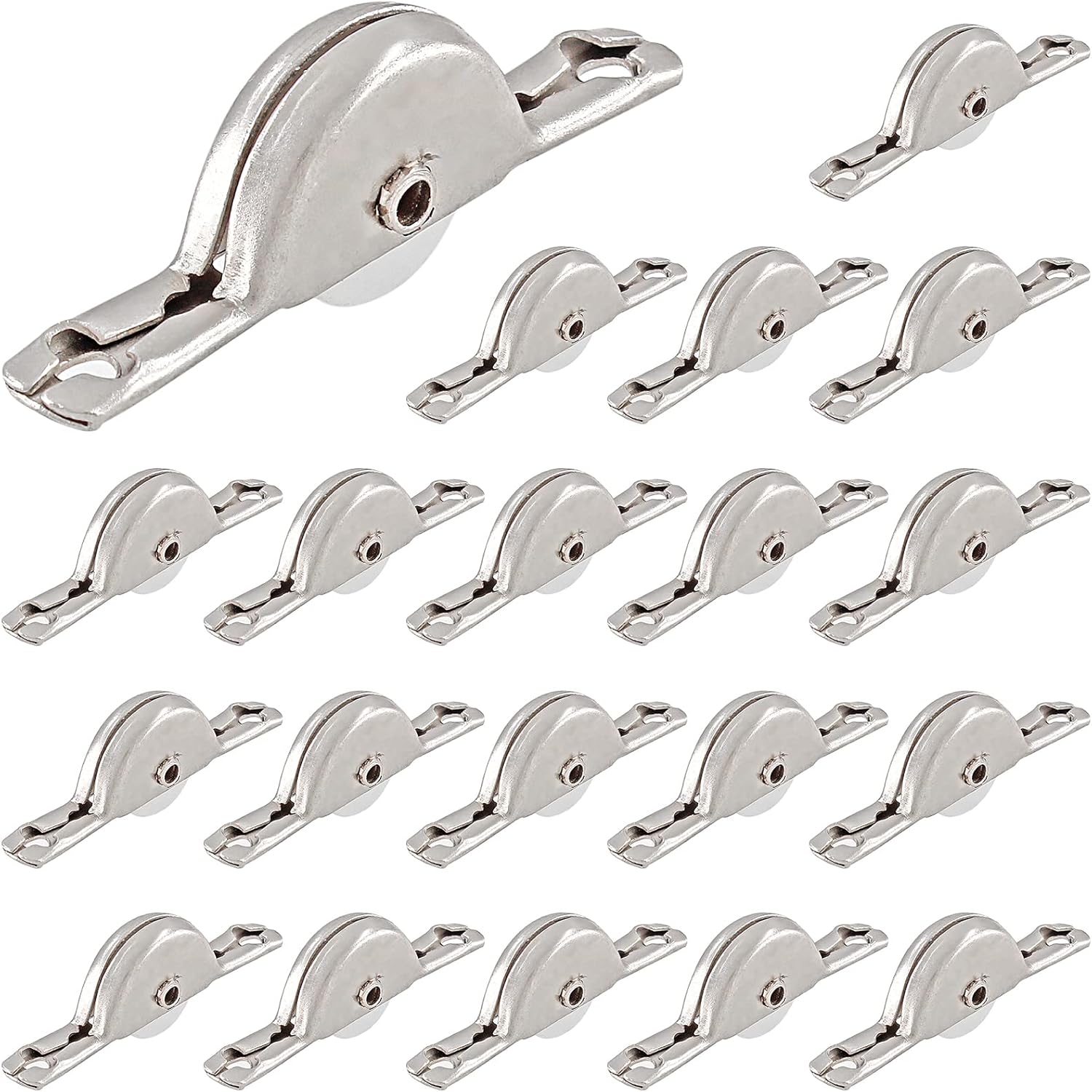 Amazon.com: Eilumduo 20Pcs 19mm Nylon Wheel Cabinet Sliding Door Window ...