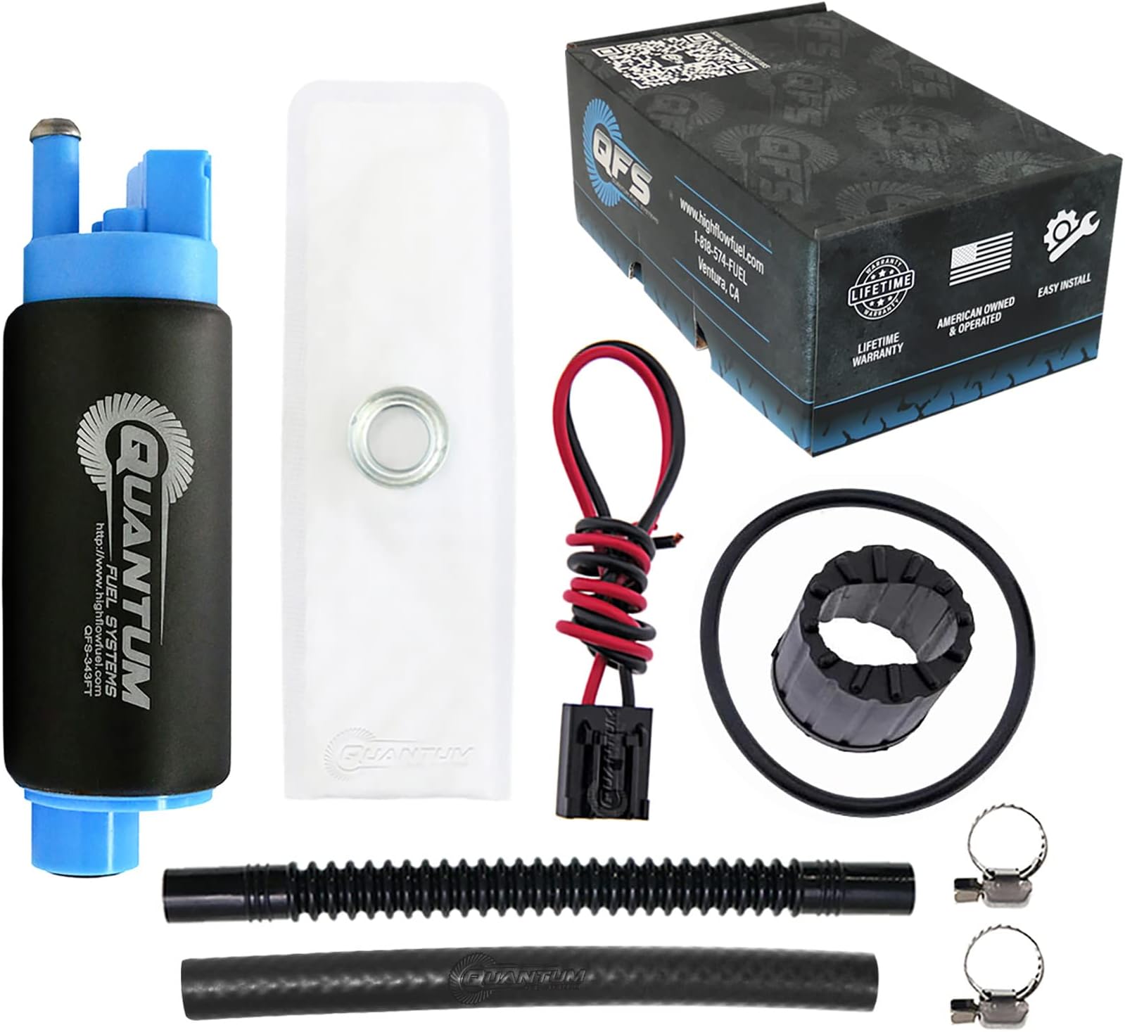 Amazon.com: Quantum 340LPH E85/Flex In-Tank EFI Performance Fuel Pump ...