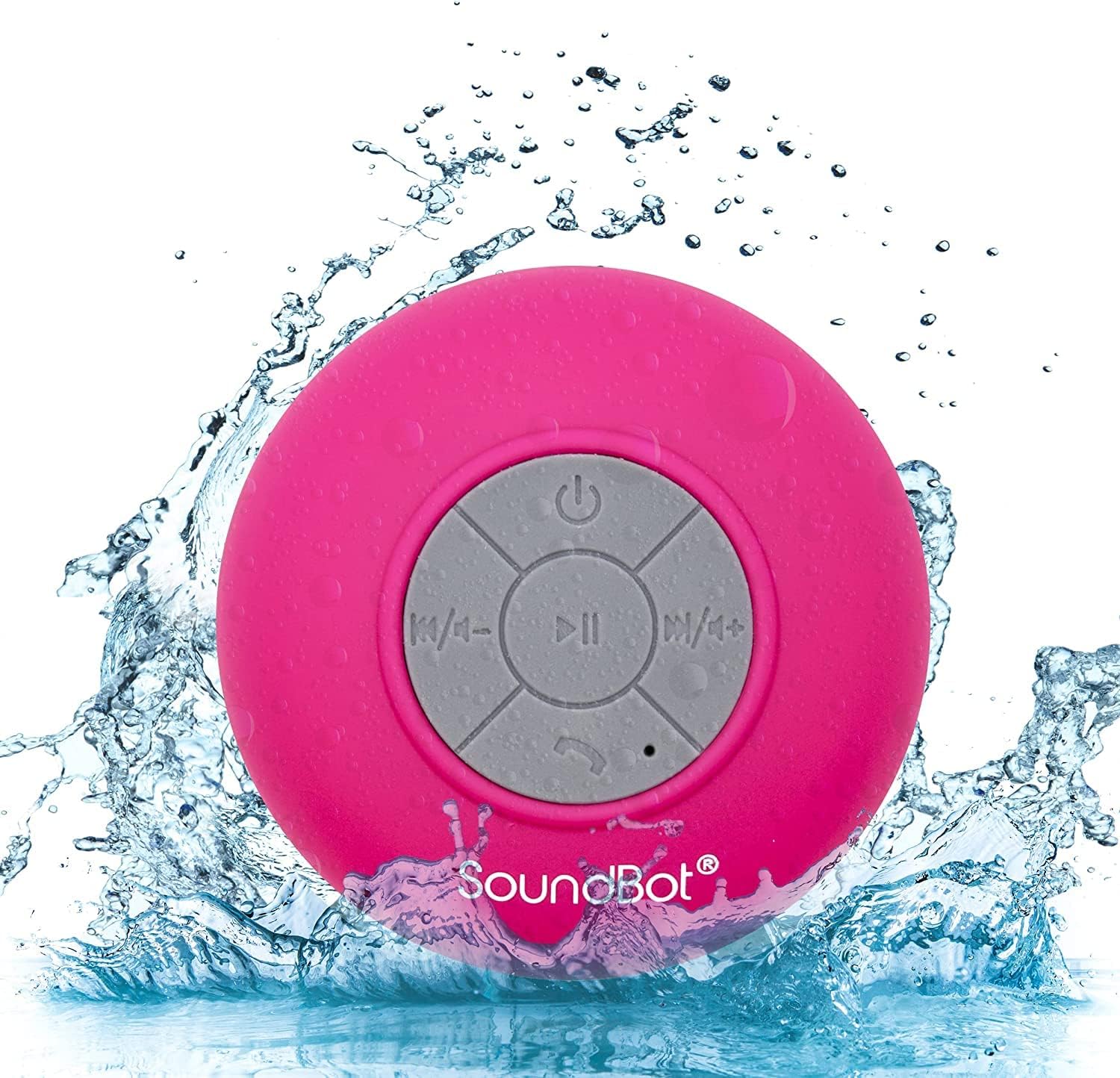Soundbot SB510 HD Water Resistant Bluetooth Shower Speaker, Handsfree ...