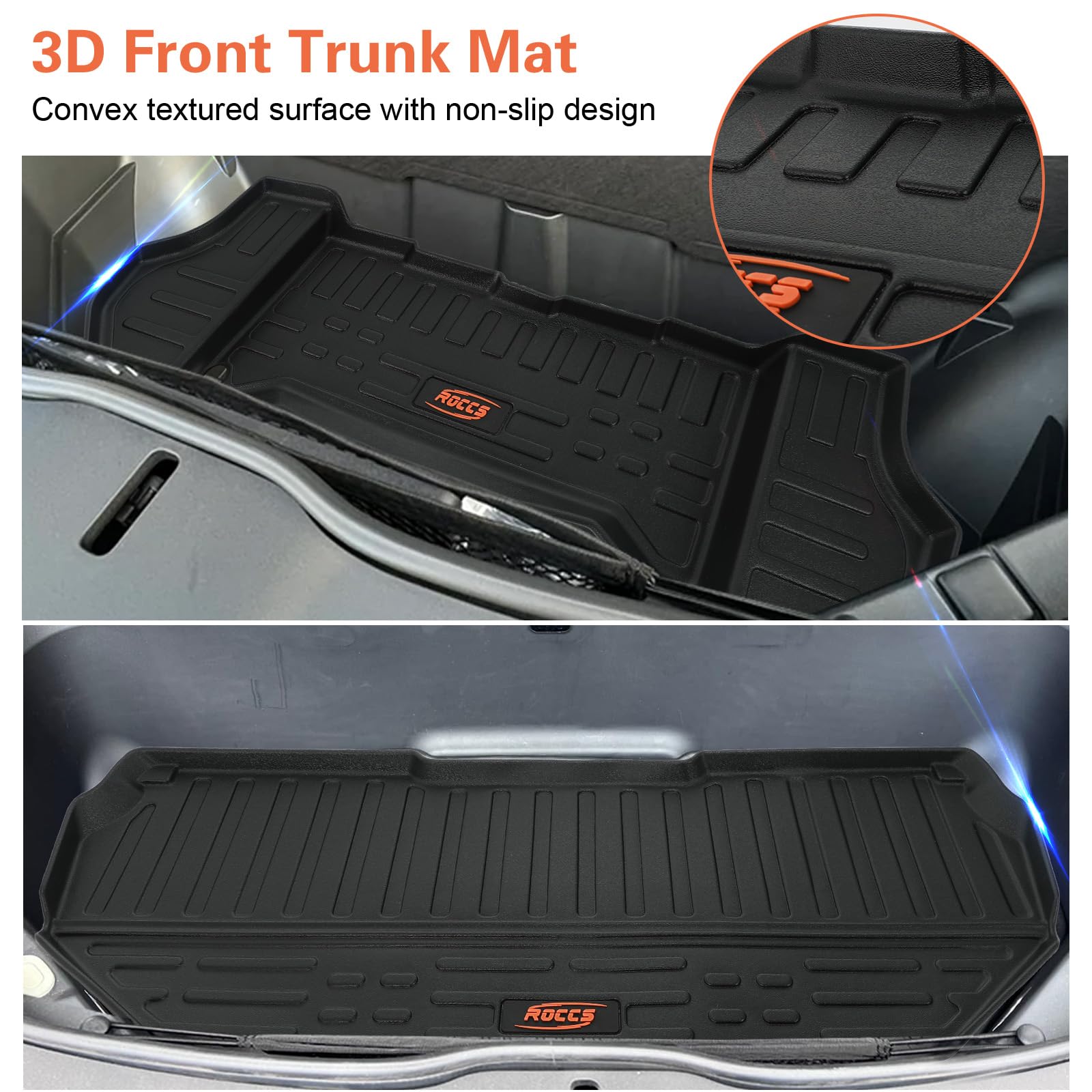 Snapklik.com : ROCCS Front Trunk Mat Fits For Rivian R1T/R1S ...