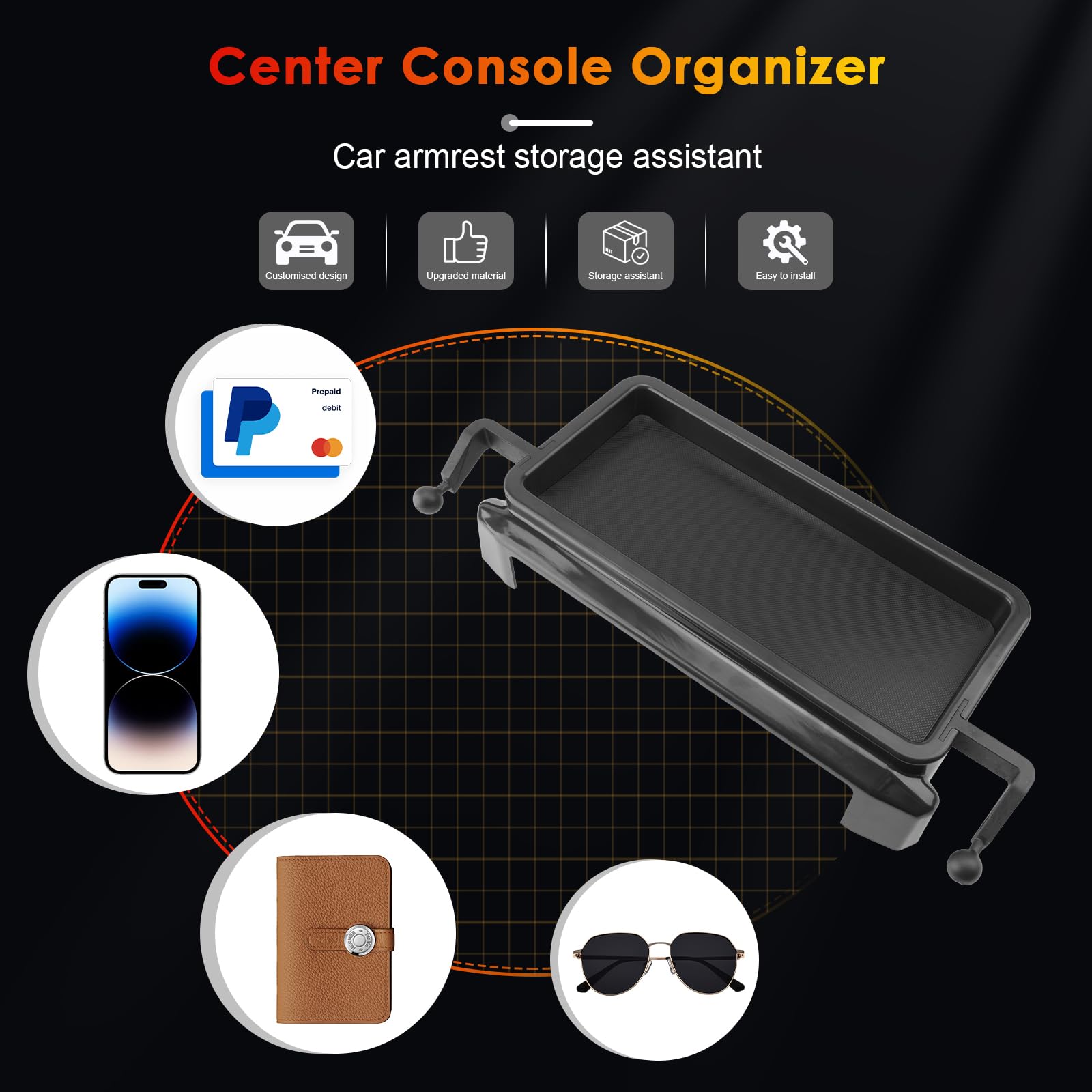 Snapklik.com : BSTW For Car Dash Storage Tray For 2024 2025 Toyota ...