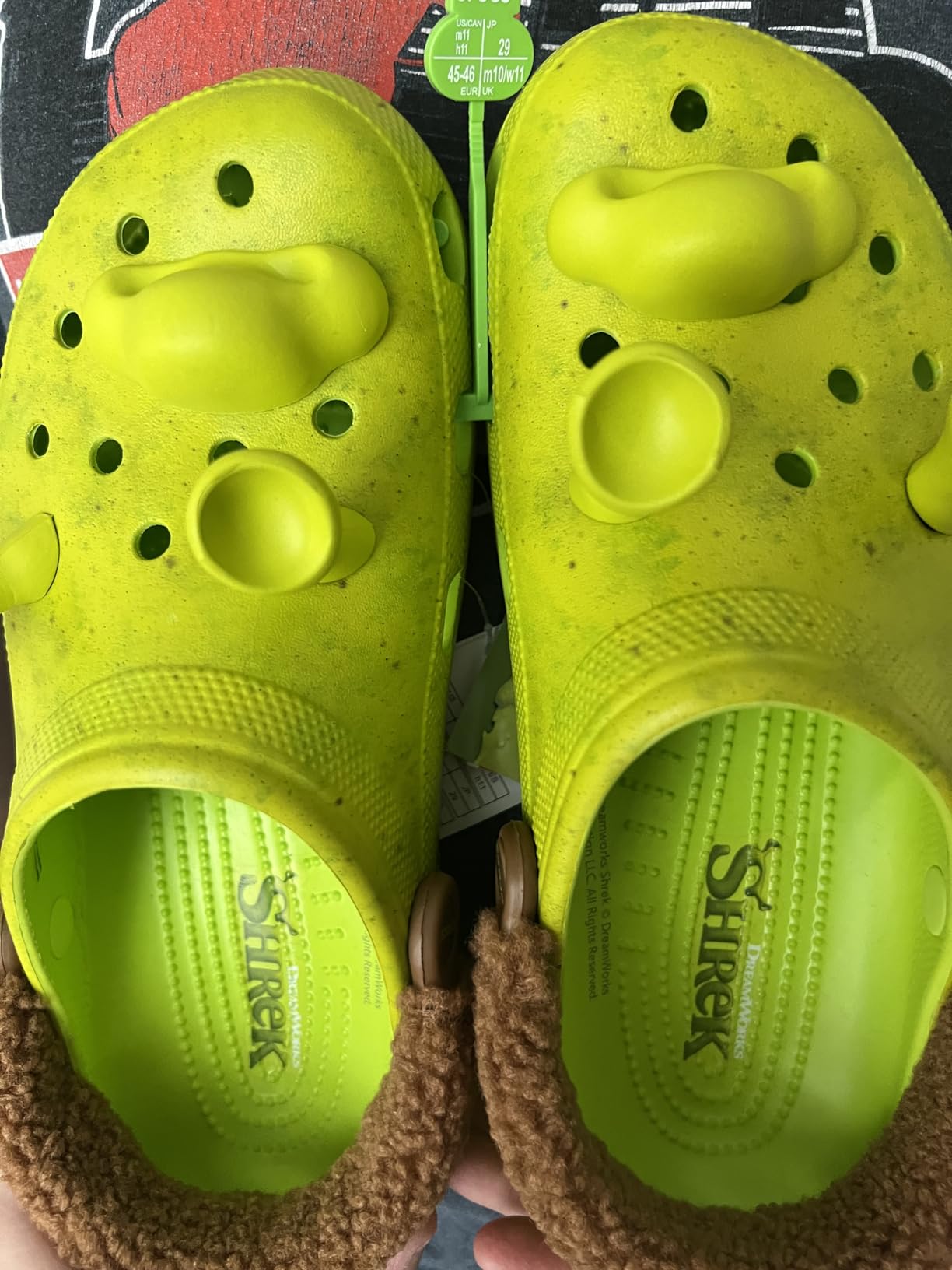 Amazon.com | Crocs Unisex-Adult Classic Shrek Clogs | Mules & Clogs